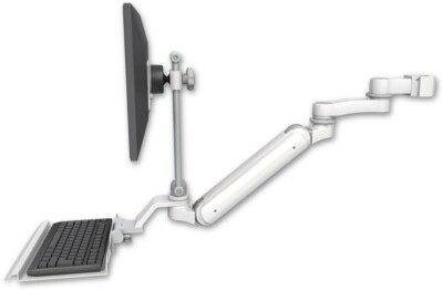 ICW Inverted Ultra 182 Arm with EV710 monitor mount mount for a 2" pole ...