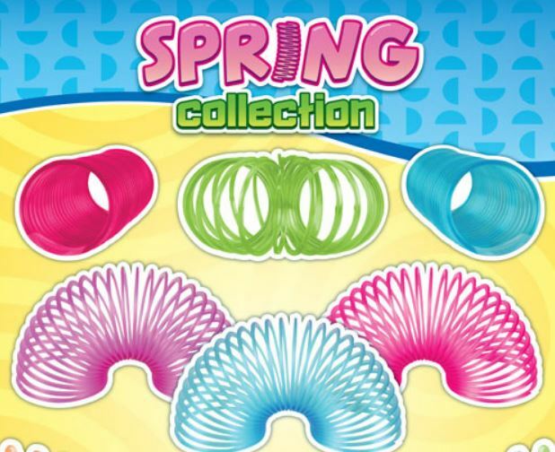 Spring Toy - Transparent Miniature Coil Springs Bag 50 pcs - Goody Bags ...