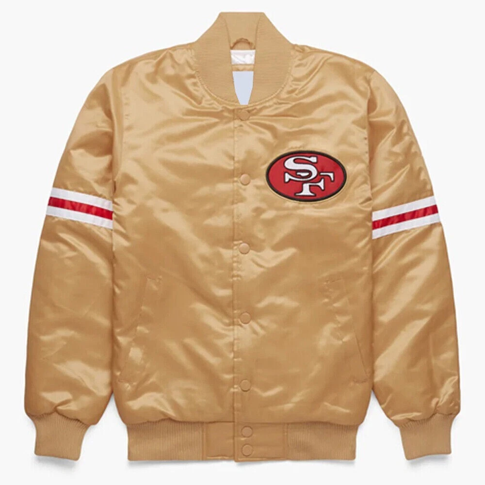 San Francisco 49ers Gold Jackets For Men