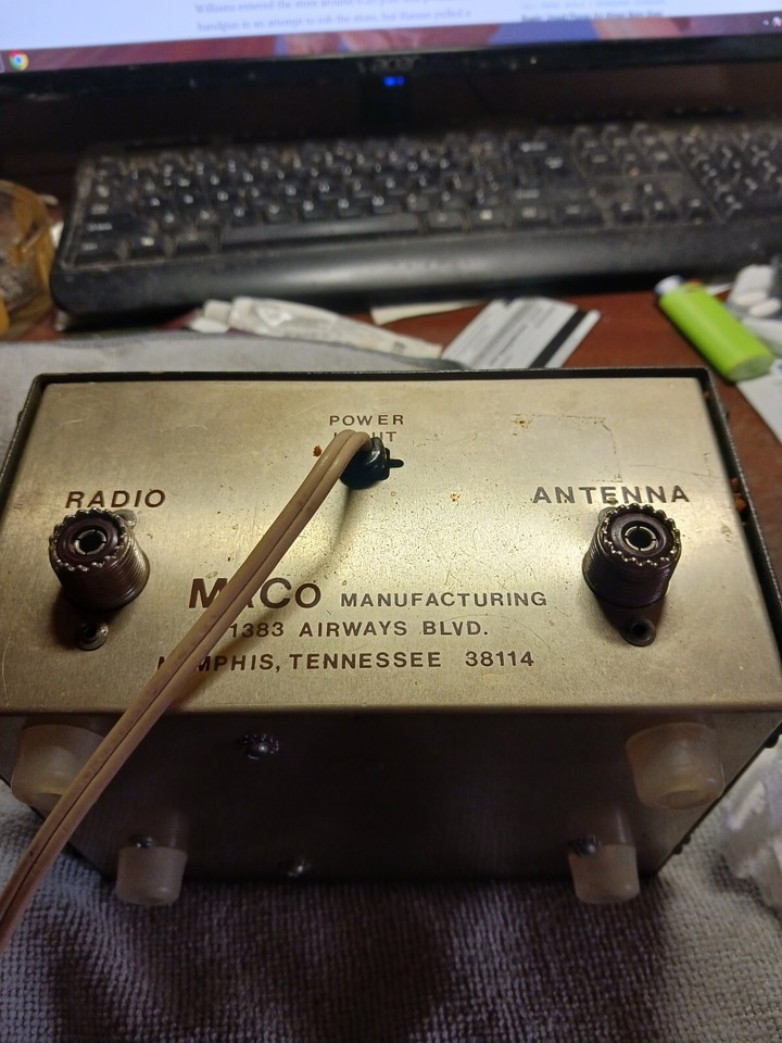 Maco Frequency Counter Model 60 Working!! | eBay