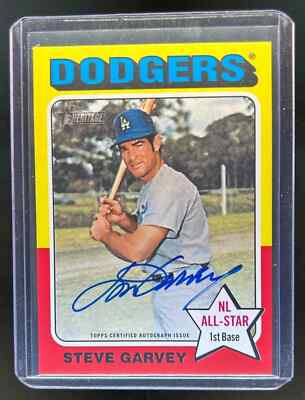 2024 Topps Heritage High Number Steve Garvey Real One Auto #ROA-SG ...