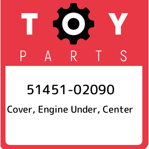51451-02090 Toyota Cover, engine under, center 5145102090, New Genuine ...