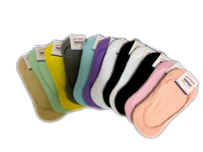 12prs Invisible Footlets No Show Footlet sneaker Socks Assorted 2-8 ...