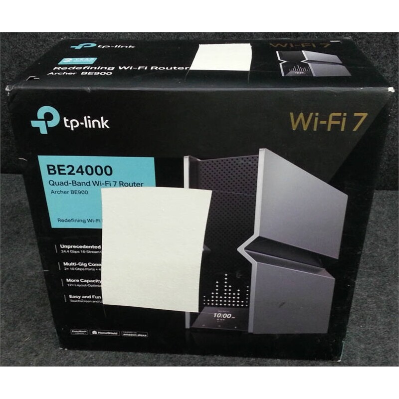 TP-Link Archer BE24000 Quad-Band Wi-Fi 7 Router 6GHz, 5GHz, 2.4GHz ...