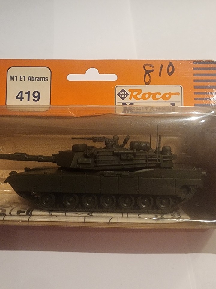 Roco Minitanks 1/87 vintage US M-1 E1 Abrams Tank | eBay