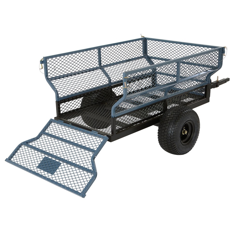 Strongway Utility Trailer, 1,400-lb. Load Capacity, 60in.L x 30in.W ...