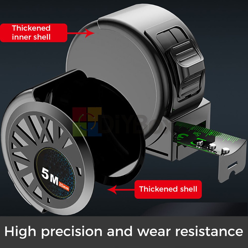 Steel Ruler Roll Metric Tape Measure Meter Ruler Retractable ...
