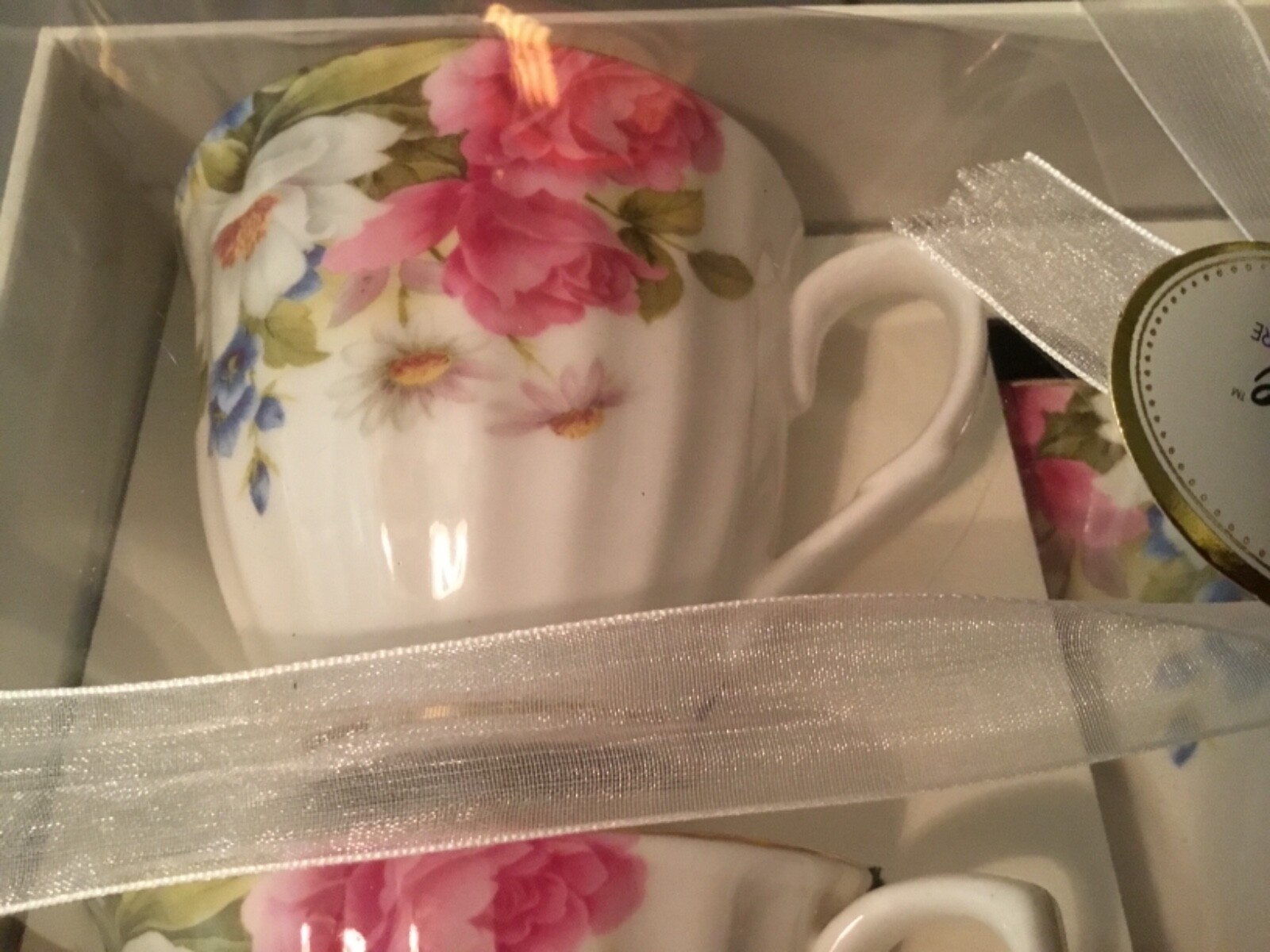 Grace’s Teaware Set Of Two Like Tea-Cups & Saucers | eBay