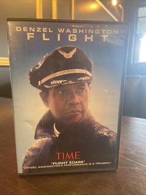 FLIGHT (DVD, 2013) DENZEL WASHINGTON Action Packed Like New Free ...