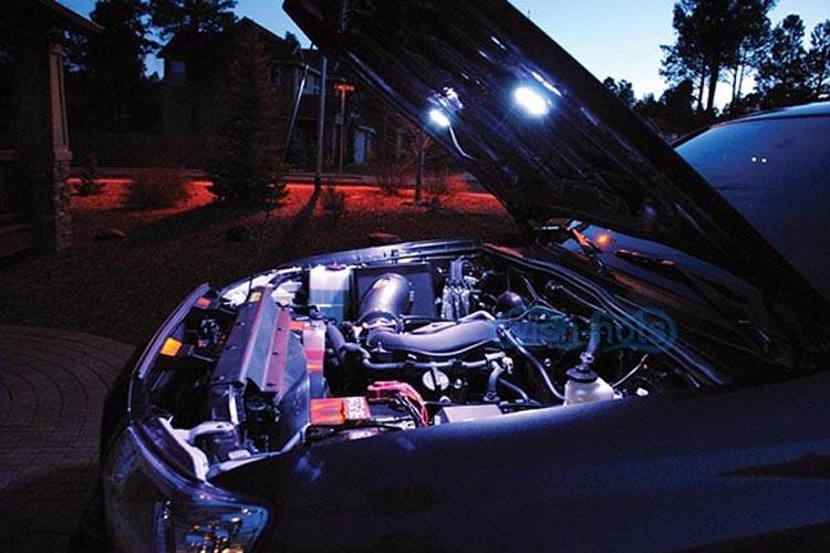 2X 6000K White Under Hood LED Engine Compartment Light Replacement Bulb ...