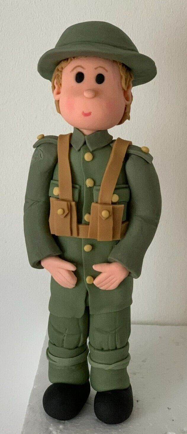 3D HANDMADE WW1 SOLDIER FIGURE CAKE TOPPER/ birthday | eBay UK