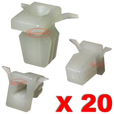 LAND ROVER DISCOVERY 3 4 RANGE ROVER FRONT BUMPER CLIPS TOP PLASTIC NUT ...