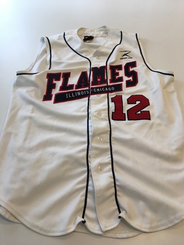 Game Worn Used Jersey UIC Flames Illinois Chicago Baseball Men’s Size ...