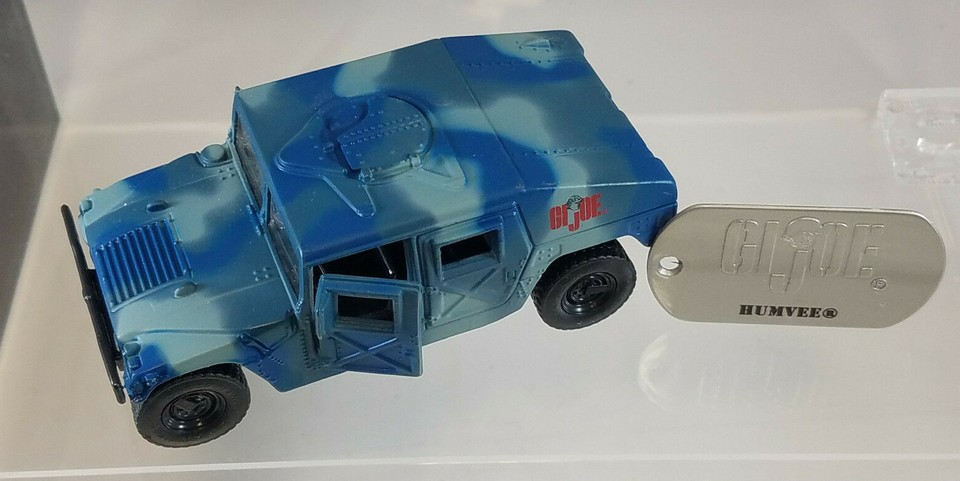 G.I. Joe Maisto Hasbro Hymvee Hummer Diecast Blue and Gray Camo With ...