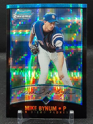 MIKE BYNUM 2001 BOWMAN CHROME XFRACTOR PADRES D2 | eBay