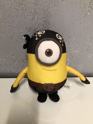 Despicable Me Minion Movie PIRATE MINION 10" Plush STUFFED ANIMAL Toy ...