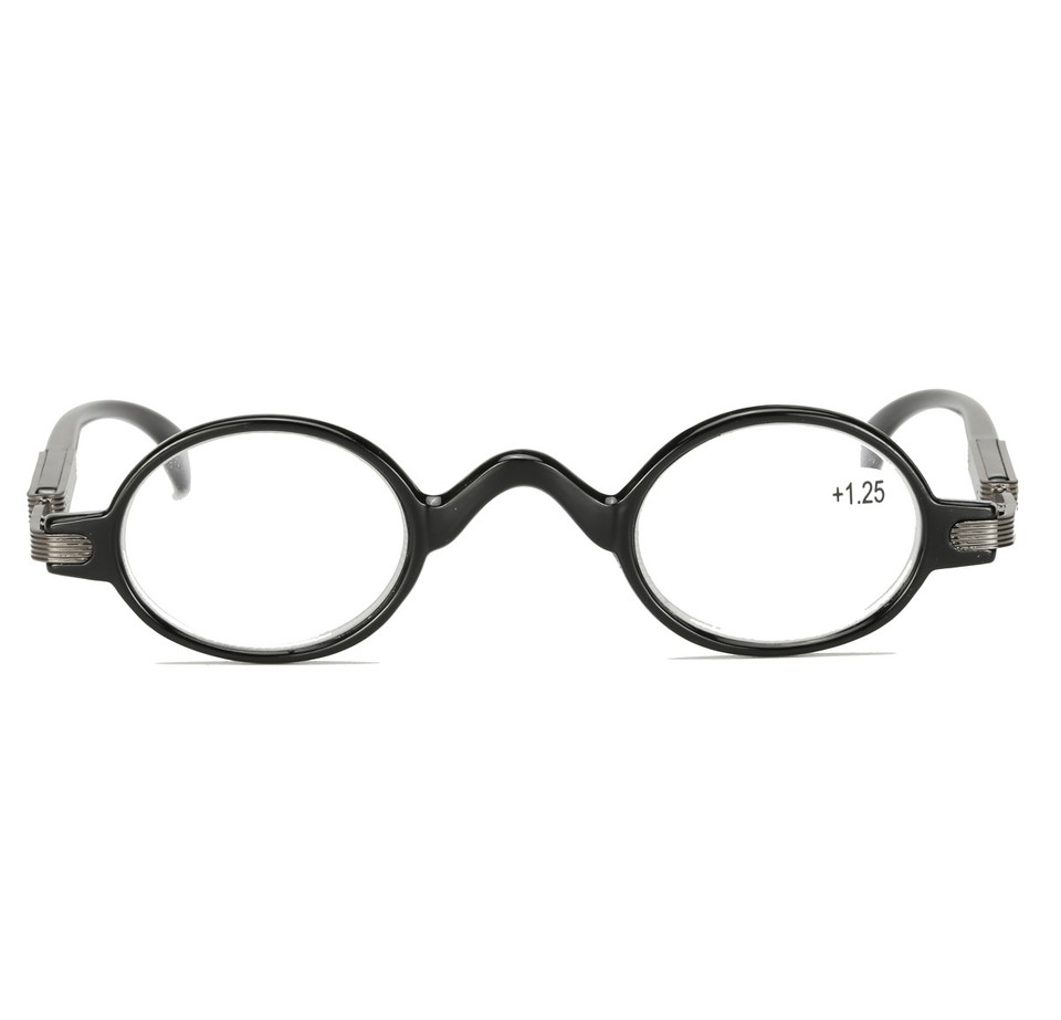Small Round Oval Vintage Retro Reading Glasses Readers Eyeglasses +1 +2 ...