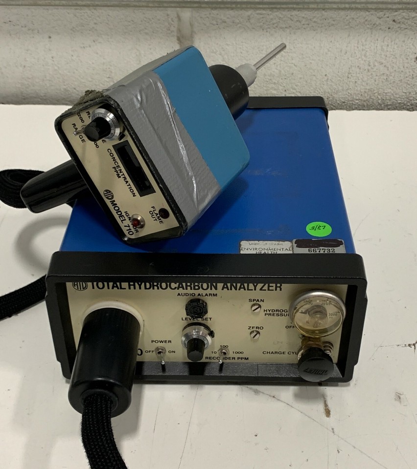 AID ANALYTICAL INSTRUMENT MODEL 710 PORTABLE TOTAL HYDROCARBON ANALYZER ...