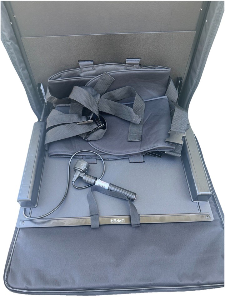 Saunders Portable Lumbar Traction Device w/Hand Pump HOME TRAC Deluxe ...