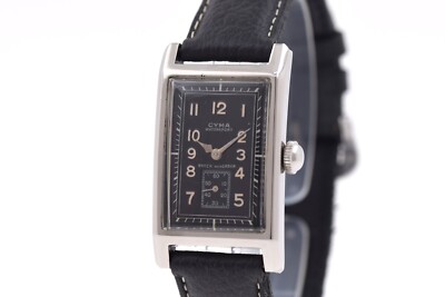 CYMA Watersport Rectangular Tank Ultra Rare Vintage Watch Caliber 364K ...