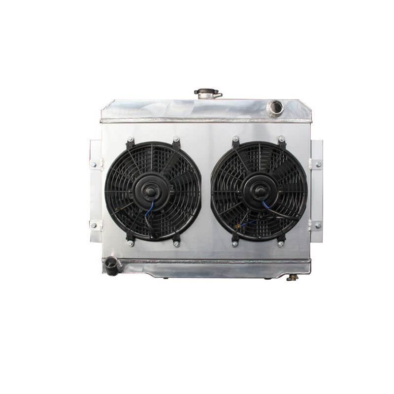 Radiator+Fan Shroud Fit Jeep CJ5/6/7 Cherokee Commando 73-86 Aluminum ...