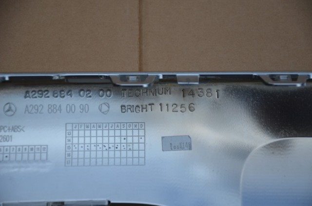 Genuine Mercedes-Benz Valance Panel 2928840200 OEM for sale online | eBay