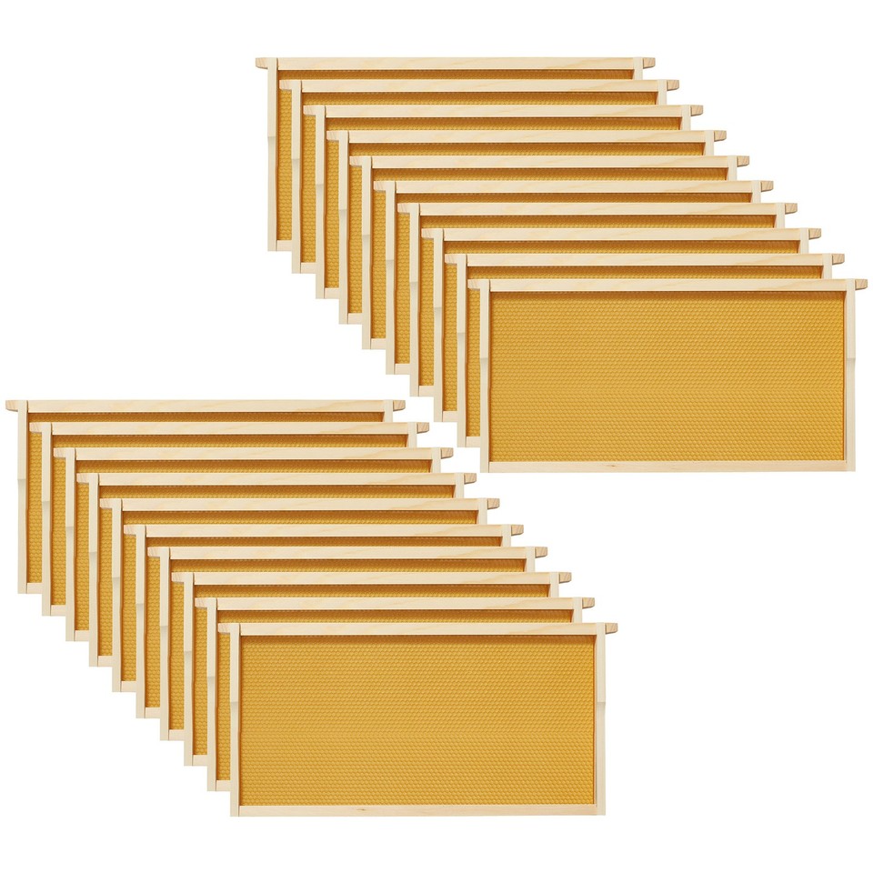 Beehive Kit Fully Assembled and Painted - 10 Frame Kit, 2 Deep, 2 ...