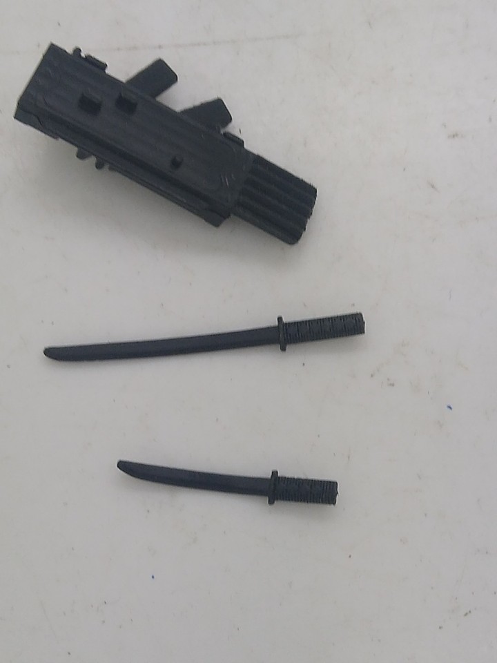 Vintage GI Joe 1984 v1 Storm Shadow - Sword - Dagger - Backpack ...