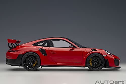 AUTOart 1/18 Porsche 911 (991.2) GT2 RS Weissach Package Red/Carbon ...