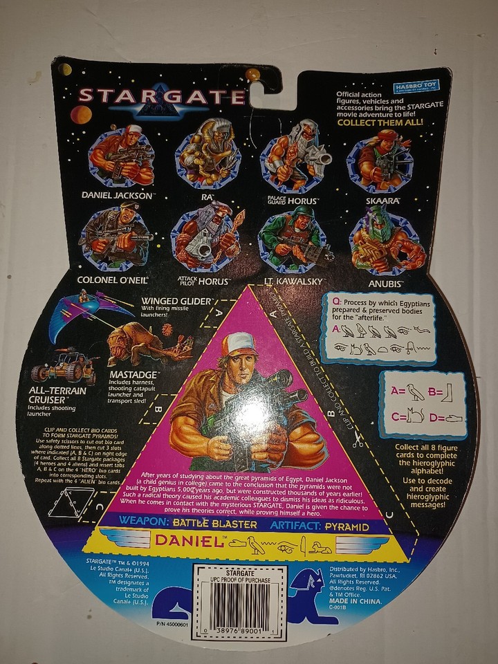 Vintage 1994 STARGATE Daniel Jackson Action Figure 4" Archaeologist | eBay