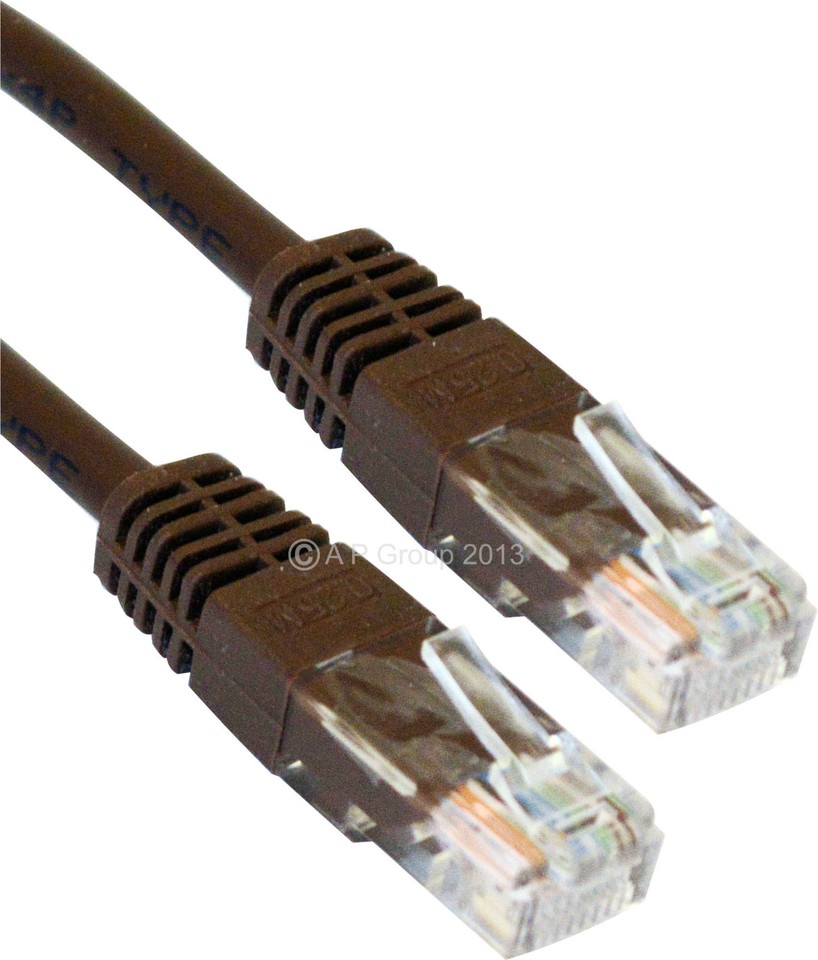 Ethernet Network Cable RJ45 Internet LAN Patch LEAD Cat5e Snagless ...