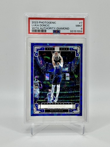 2023-24 Panini Photogenic Luka Doncic #7 With Authority Diamond /75 PSA ...