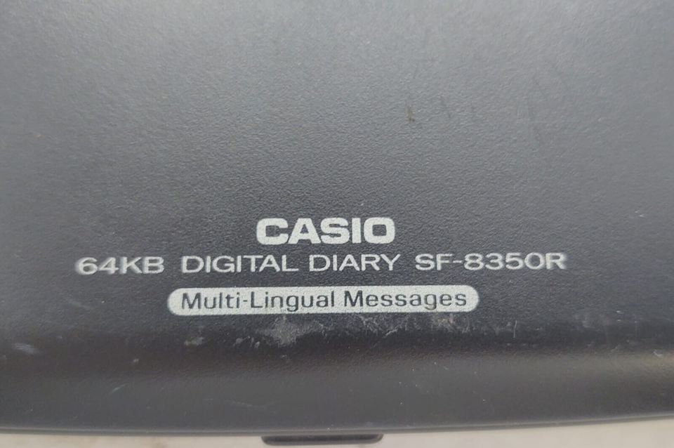 Vintage Casio Digital Diary SF-8350R PDA Organizer | eBay
