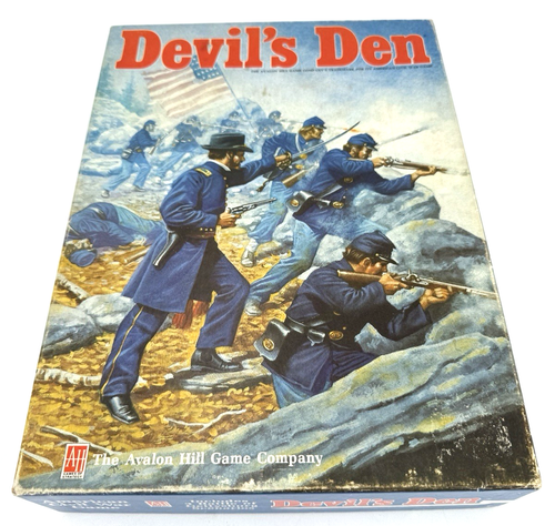 Vintage Devil's Den Civil War Strategy Board Game Avalon Hill 1985 ...
