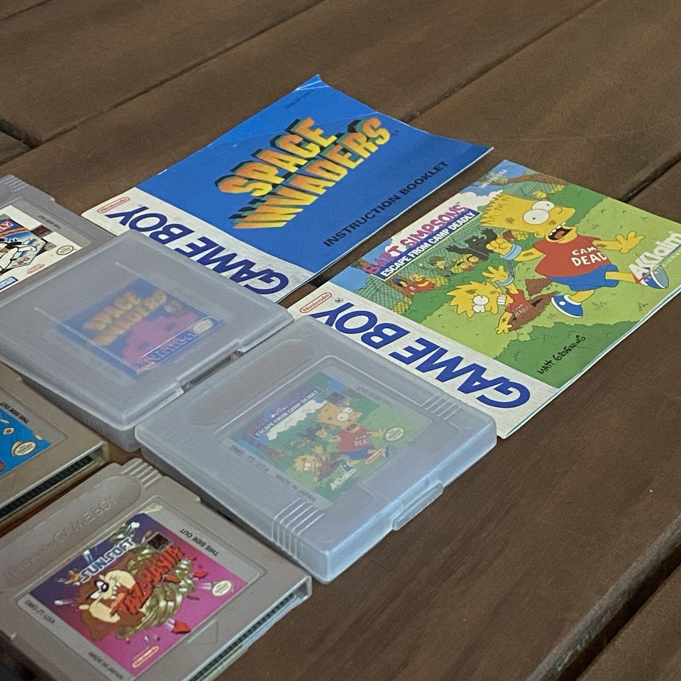 Game Boy DMG & Color Video Games Lot/Collection Original/Working + 2 ...
