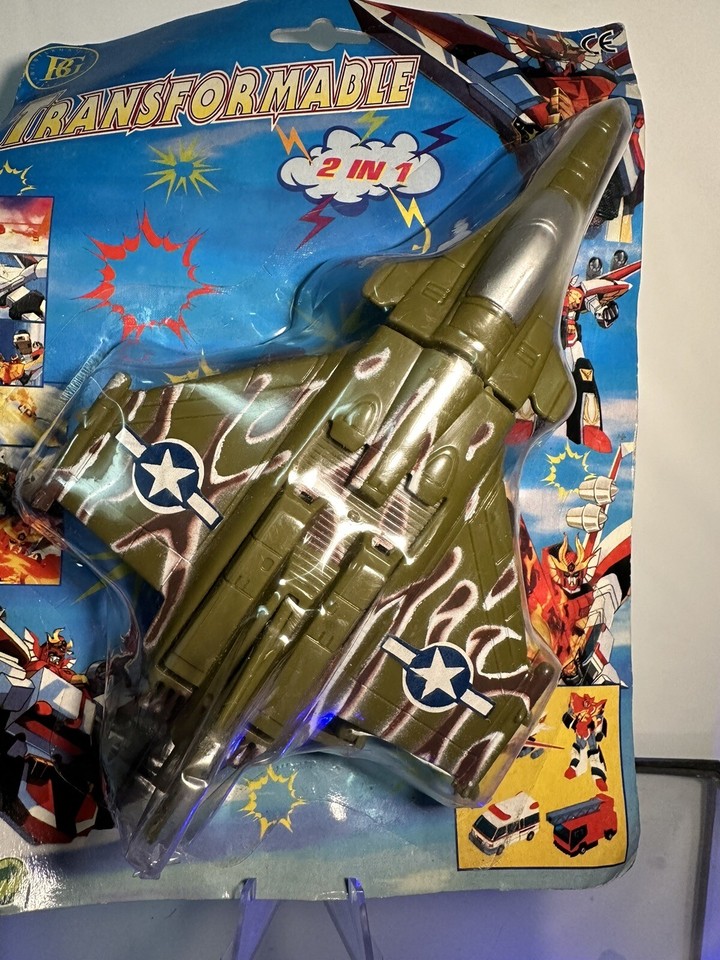Transformer G2 Bootleg KO Jet Green Military Starscream Mosc Vintage ...