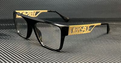 VERSACE VE3326U GB1 Black Gold Men's 55 mm Eyeglasses | eBay