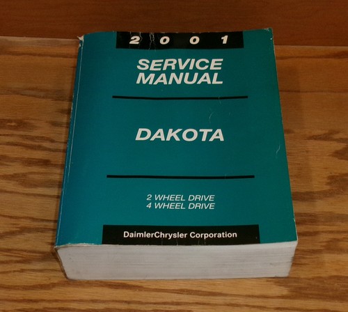 Original 2001 Dodge Dakota Service Shop Manual 01 | eBay
