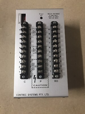Contrec 413.00A Batch Controller Relay Board ***USED*** | eBay
