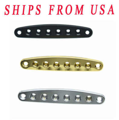 KAISH Guitar Bridge String Thru Body Ferrule Plate String Bushing Plate ...