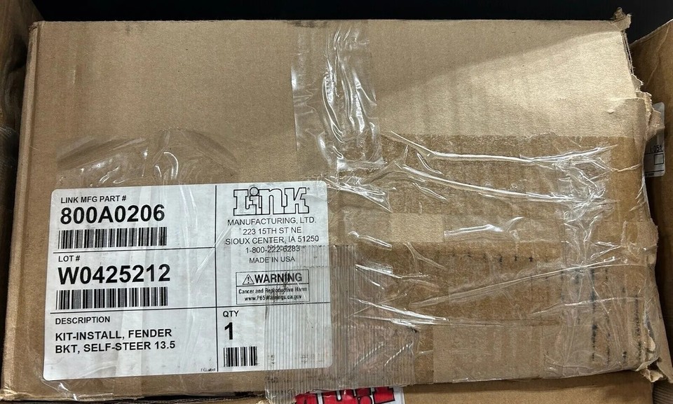 LINK Mfg Suspension 800A0206 Lift Axle Fender Bracket Mount Hardware ...
