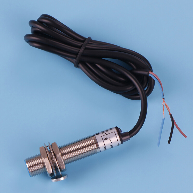 1Pc tachometer 4 digital red led tach rpm speed meter with hall switch ...