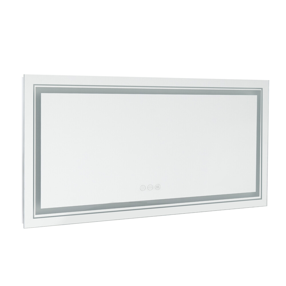 Large 500-1800MM LED Bathroom Mirror Front Backlit Anti-fog Mirror ...