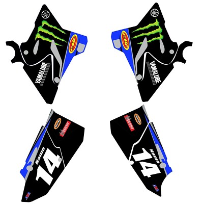 Graphics for Yamaha YZ 125 YZ 250 2015-2020 Decals stickers shrouds ...
