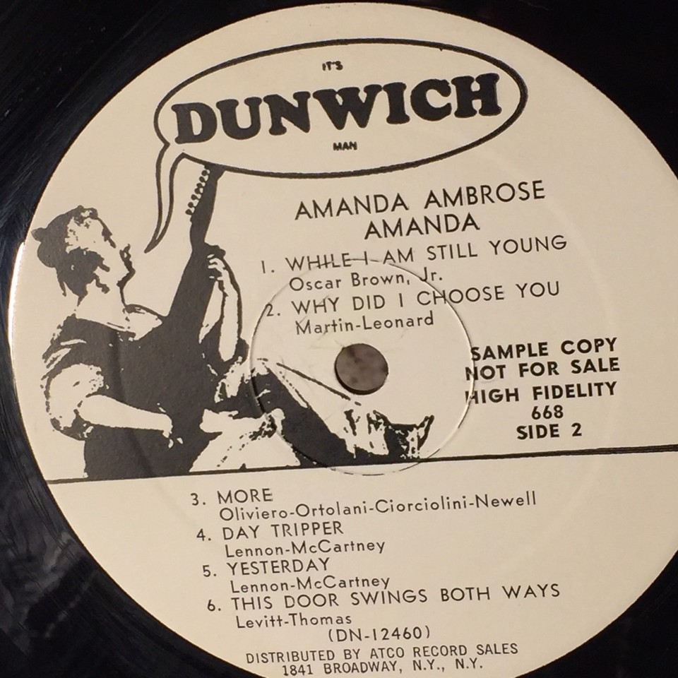 AMANDA AMBROSE "Amanda" #688 Dunwich Live At Mother Blues Chicago1967 ...