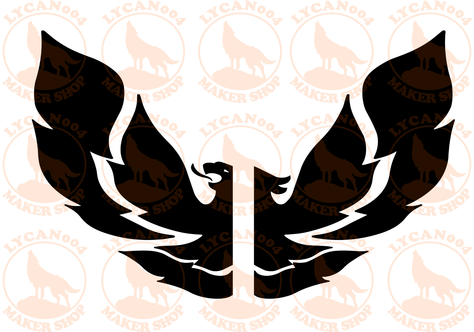 T-Top Firebird Vinyl Decal - Fits 4th Gen 93' to 02' Firebird/Trans-AM ...