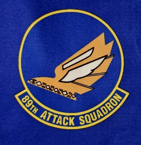 89 Attack Squadron Marauders Ellsworth AFB,SD EMBLEM Sz.M Hooded ...