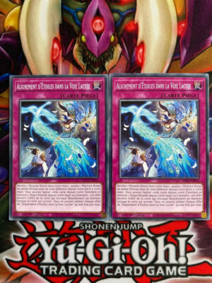 2 cartes Yu-Gi-Oh! - Alignement D'Étoiles Dans La Voie Lactée - MP23 ...