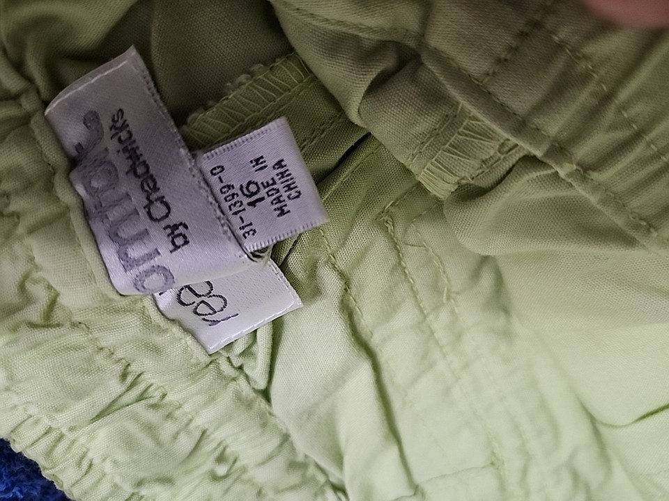 * Chadwick’s REAL COMFORT Green Embroidered Pistachio Skirt & Pants ...