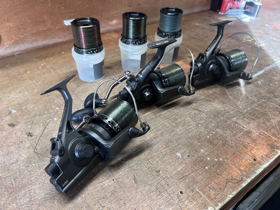 Fox Stratos FS12000 Big Pit Bait Runner Fishing Reel MAG X 3 | eBay UK